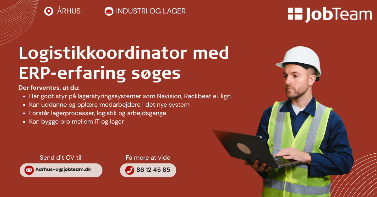 Logistikkoordinator med erfaring i systemimplementering