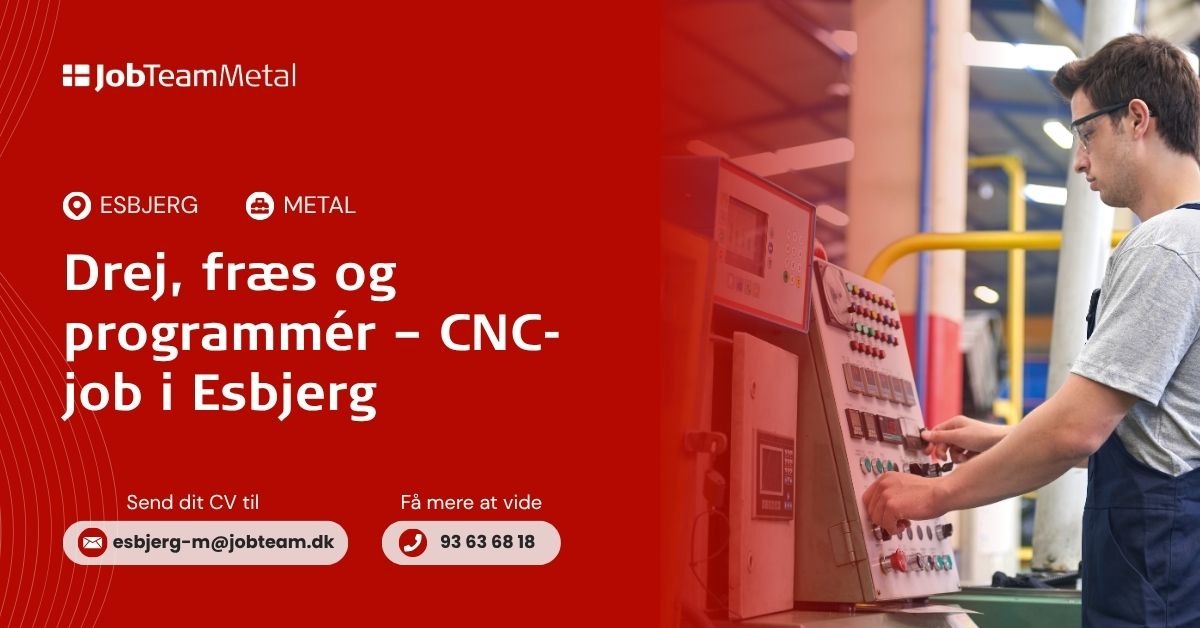 Stabil Industritekniker søges til Fanuc-baseret produktion nær Esbjerg