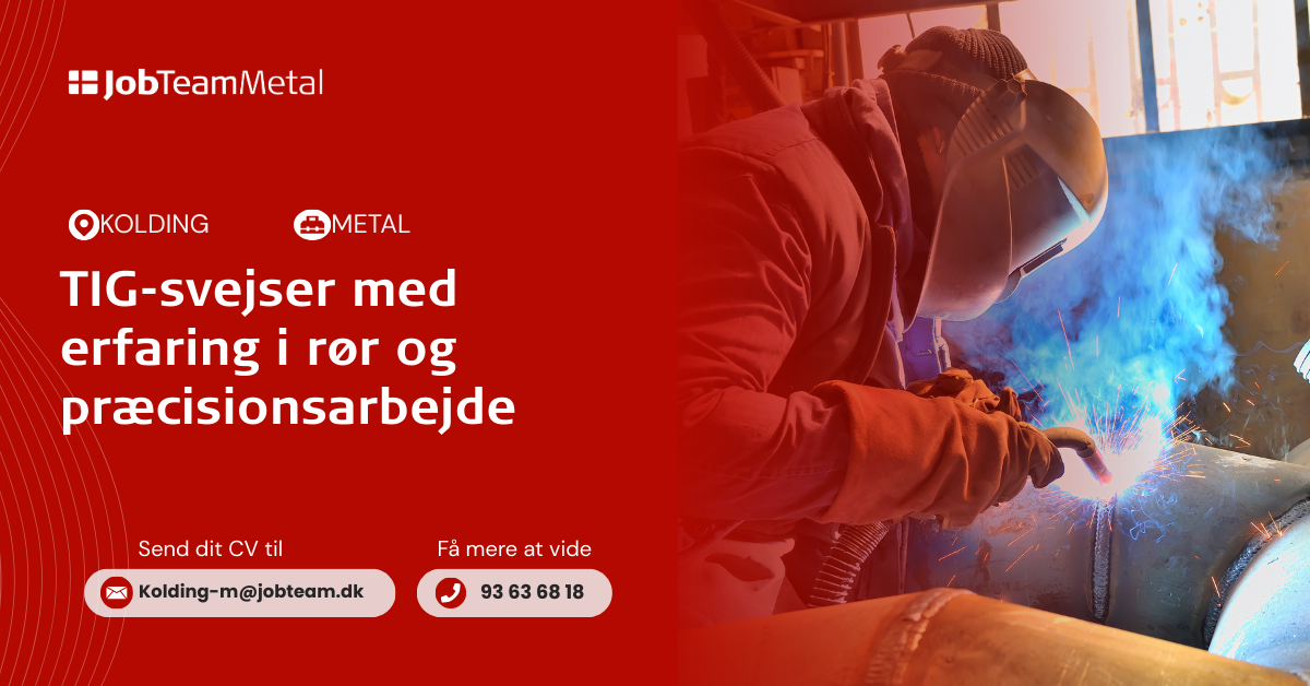 TIG-svejser til rør søges nær Gram