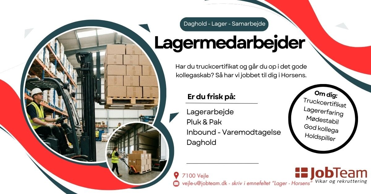 Lager - Varemodtagelse - Truck - Pluk & Pak