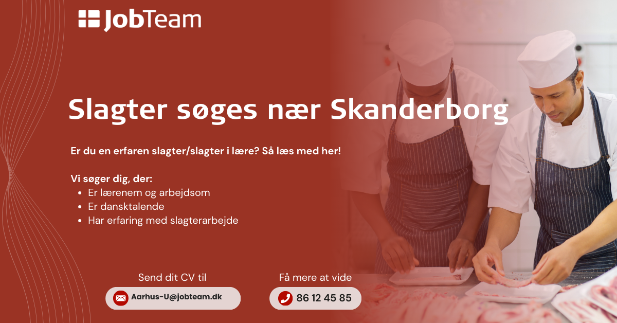 Slagter søges nær Skanderborg