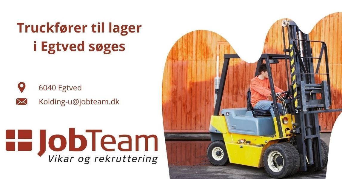Truckfører til lager i Egtved søges